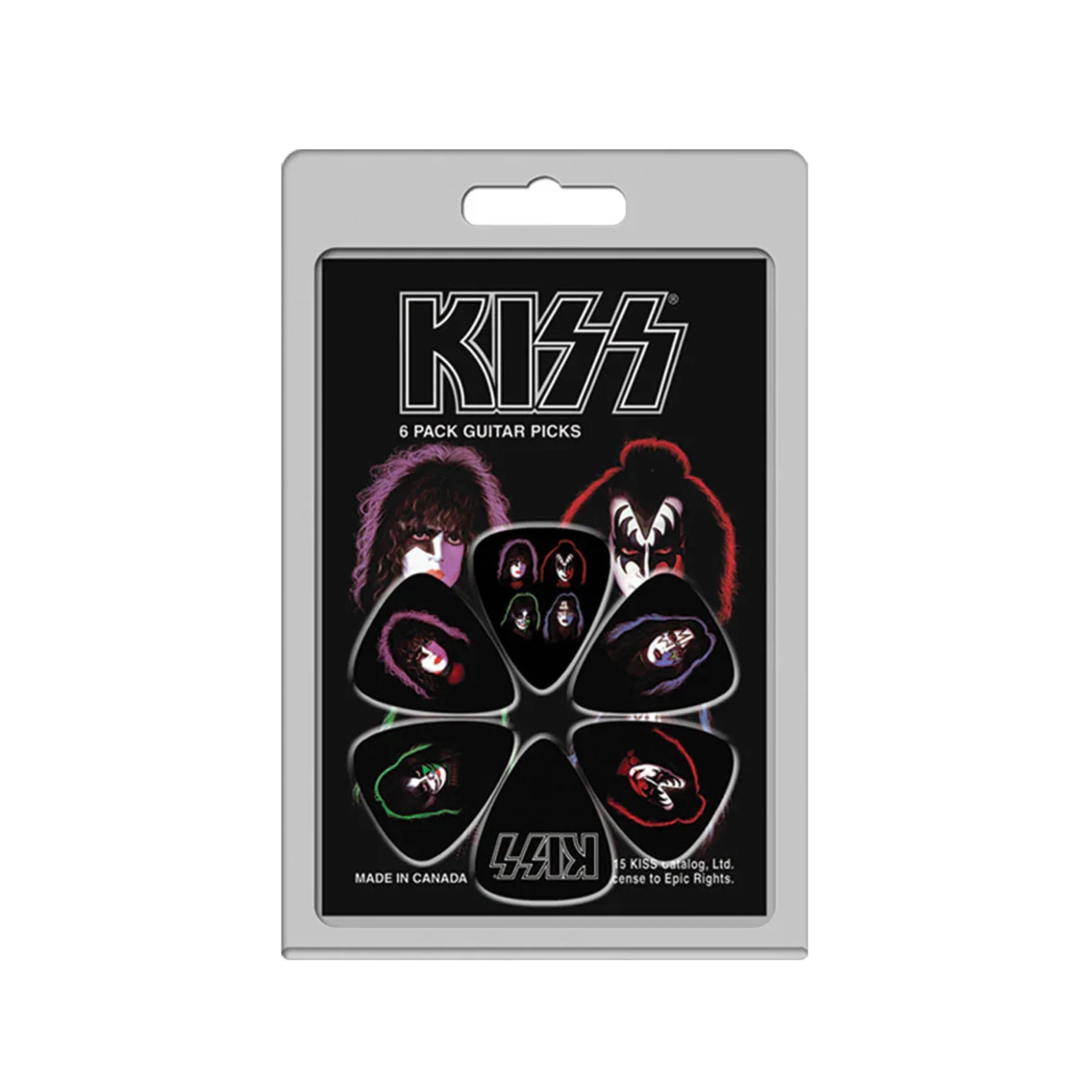 KISS GUITAR PICKS - 6 PACK