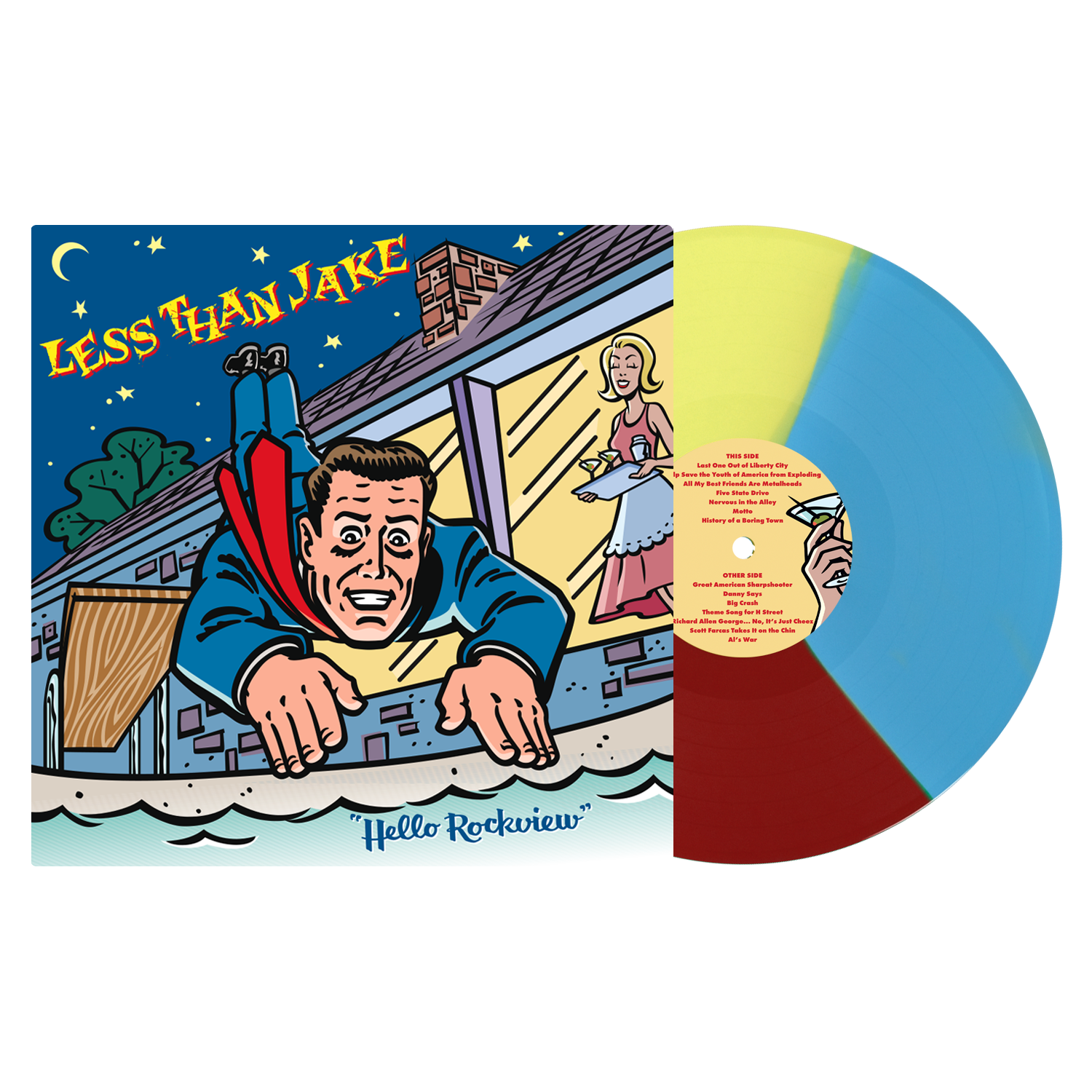 LESS THAN JAKE 'HELLO ROCKVIEW' LP (Limited Edition – Only 250 Made, A