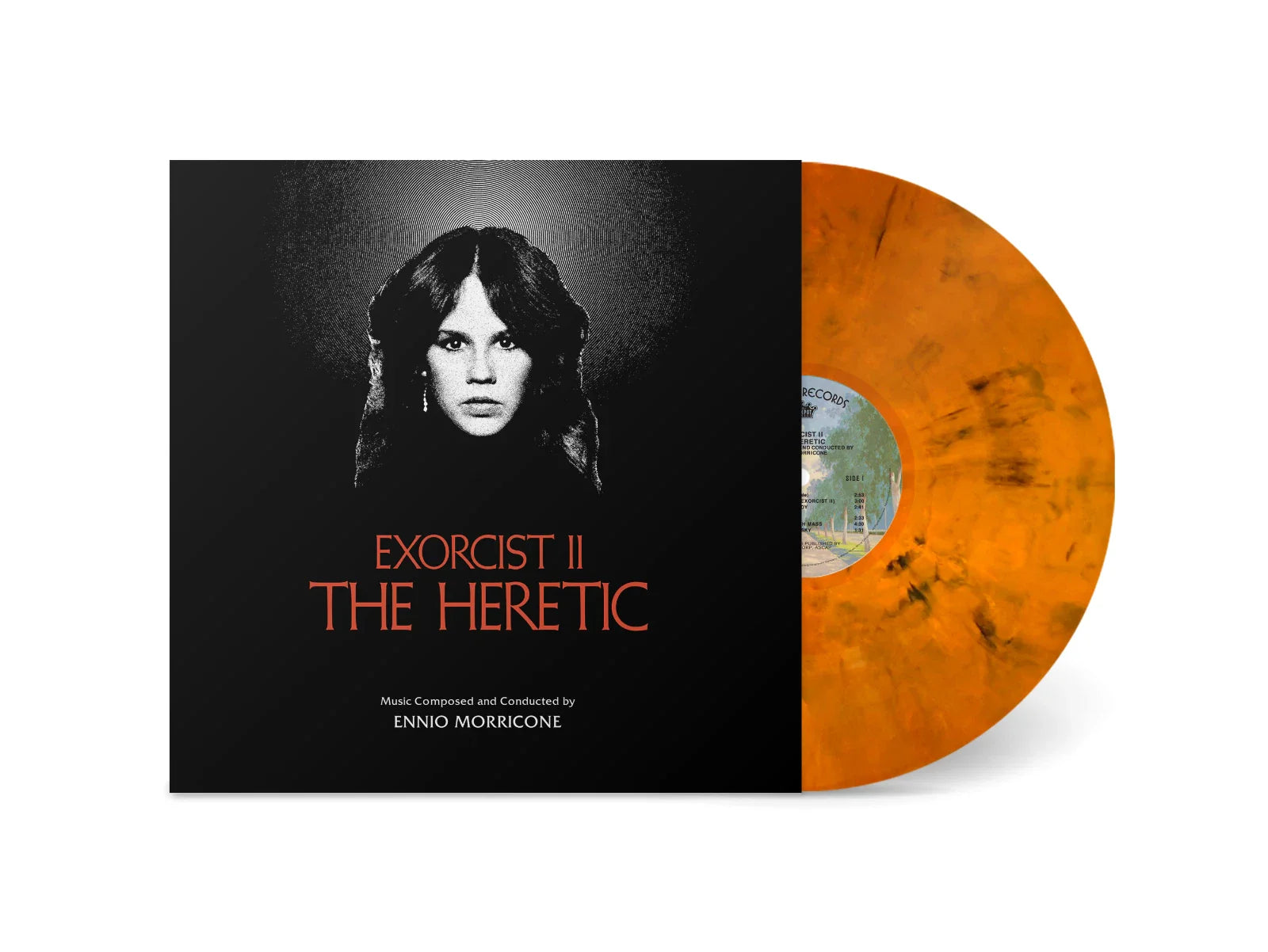 EXORCIST II: THE HERETIC SOUNDTRACK LP (Orange/Black Swirl Vinyl, Musi