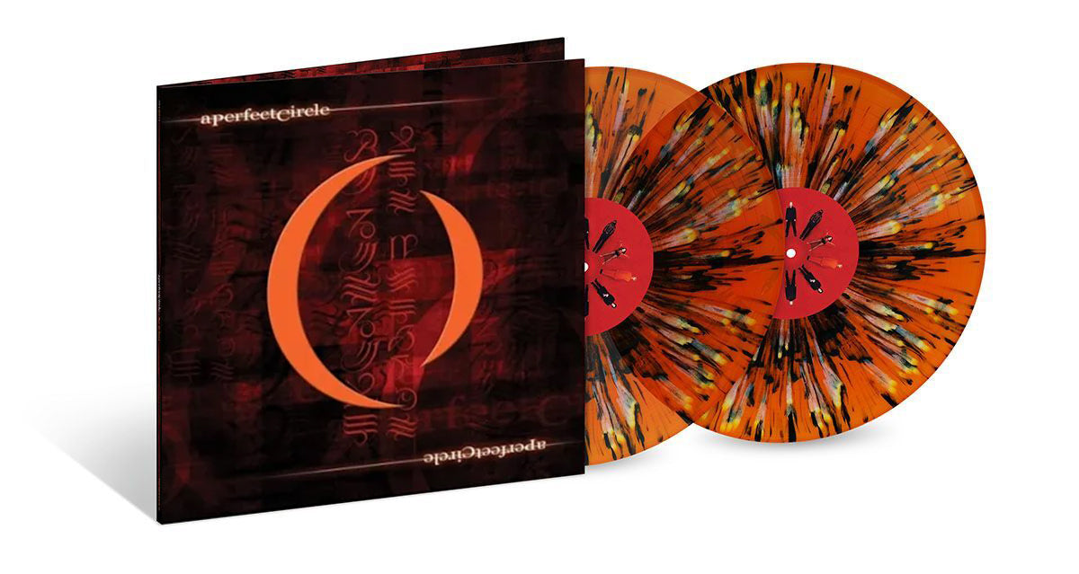 A PERFECT CIRCLE 'MER DE NOMS' 2LP (Orange-Black-White-Yellow Splatter