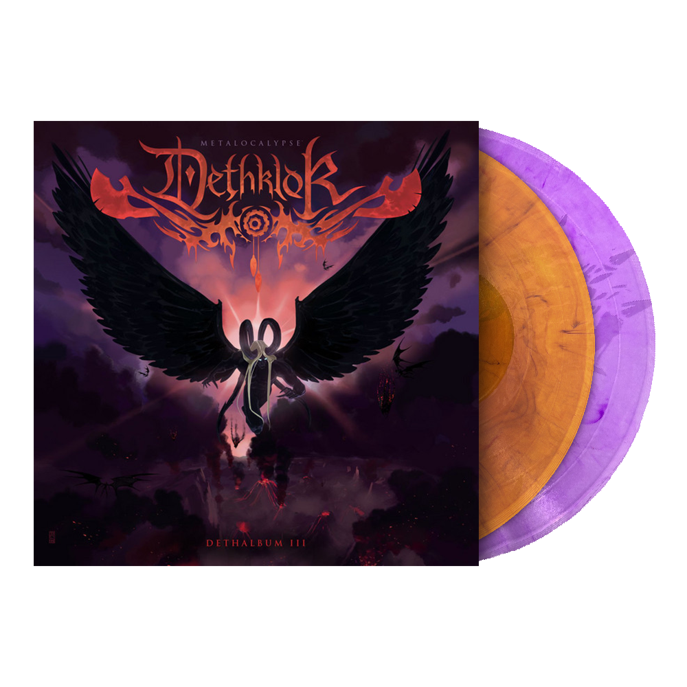 DETHKLOK ‘DETHALBUM III’ 2LP (Clear Orange w/ Black Smoke [A/B] Clear