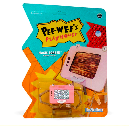 PEE-WEE'S PLAYHOUSE REACTION FIGURE - MAGIC SCREEN